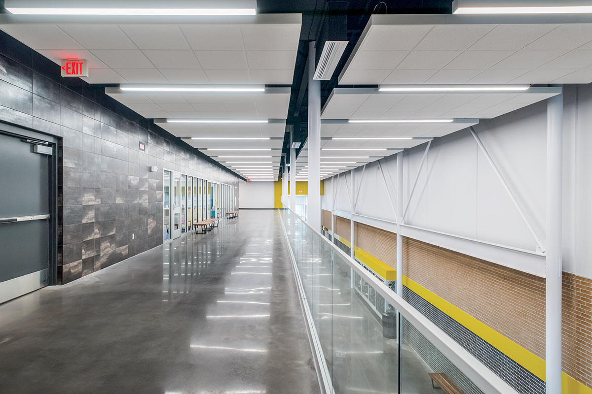 Neosho Junior High School — Corridor